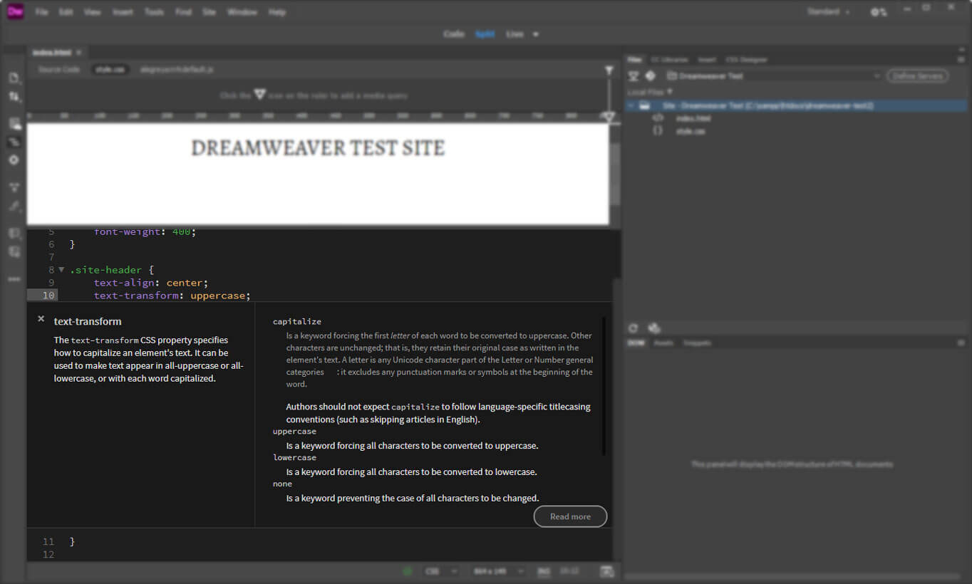 Tutorial de Dreamweaver - Guía para crear un sitio web