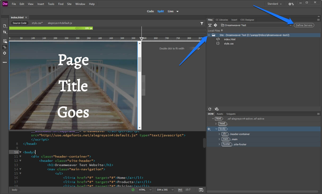 Tutorial de Dreamweaver - Guía para crear un sitio web