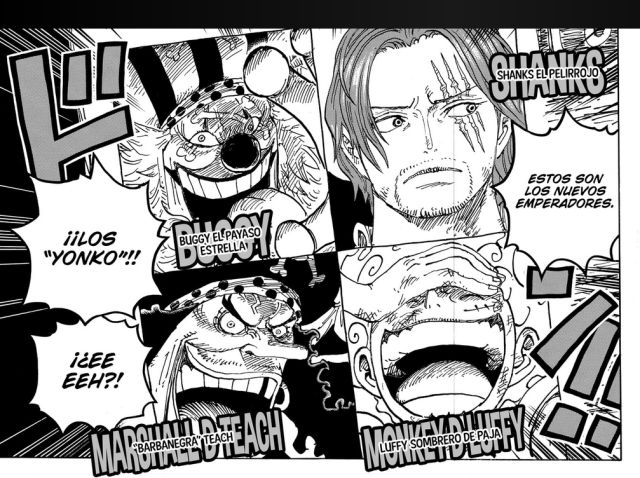 Los nuevos yonkos cuatro emperadores de One Piece