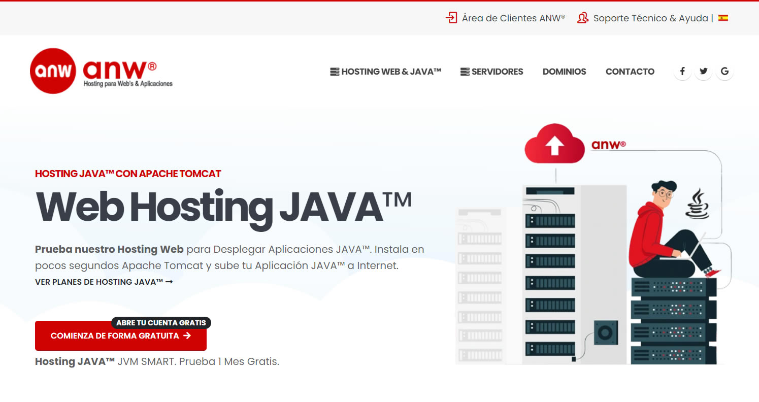 Encontrar el mejor proveedor Hosting Java para su sitio web